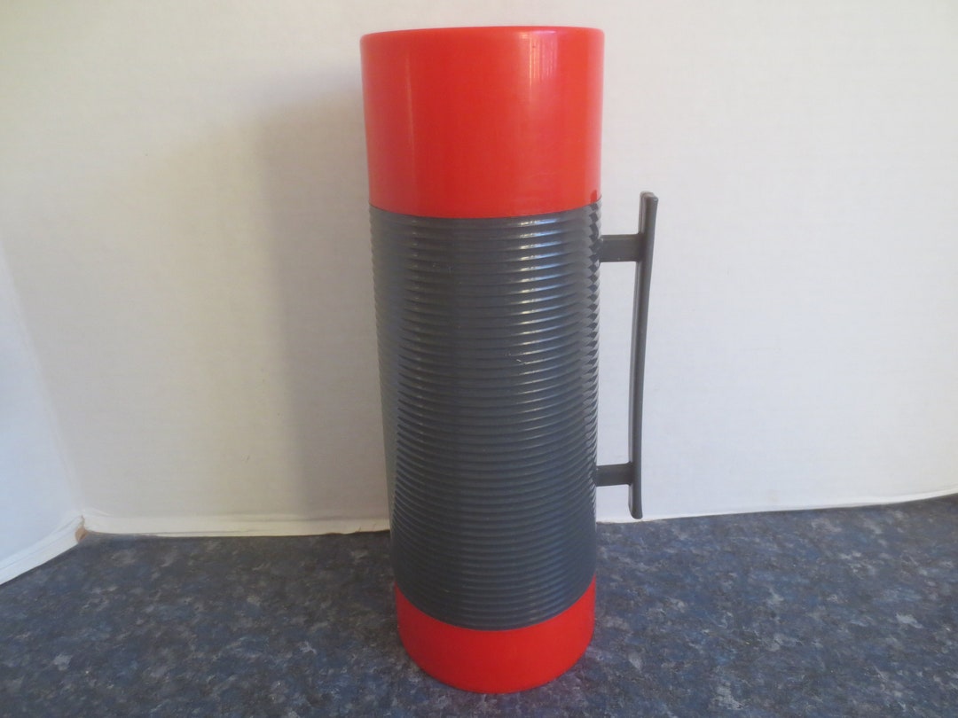 Vintage Mid Century Modern Aladdin Dura-clad Vacuum Bottle Thermos Made ...