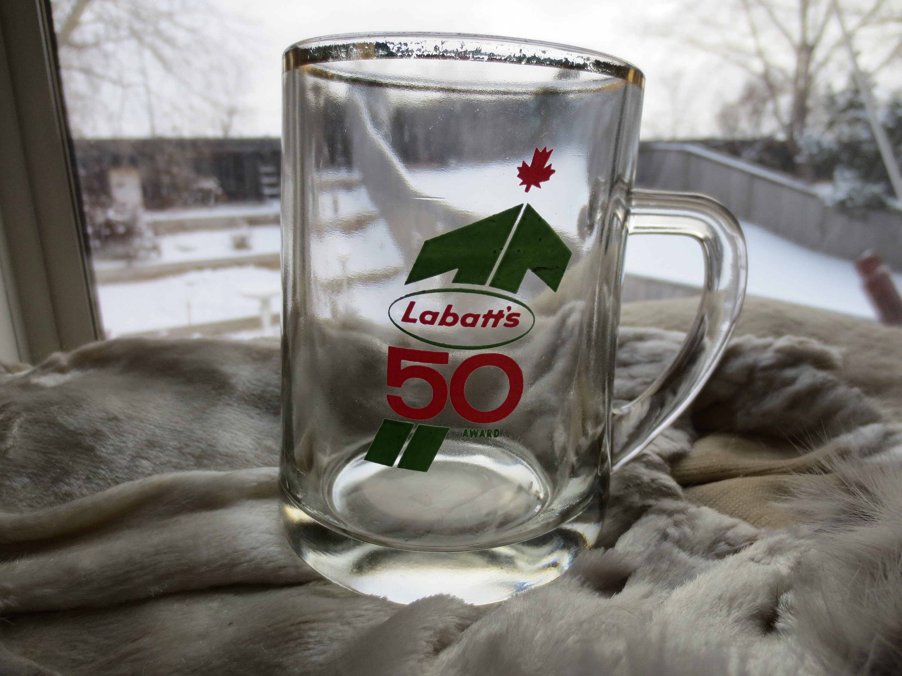 Vintage Labatt's 50 Canadian Lager Beer Clear Glass Beer | Etsy