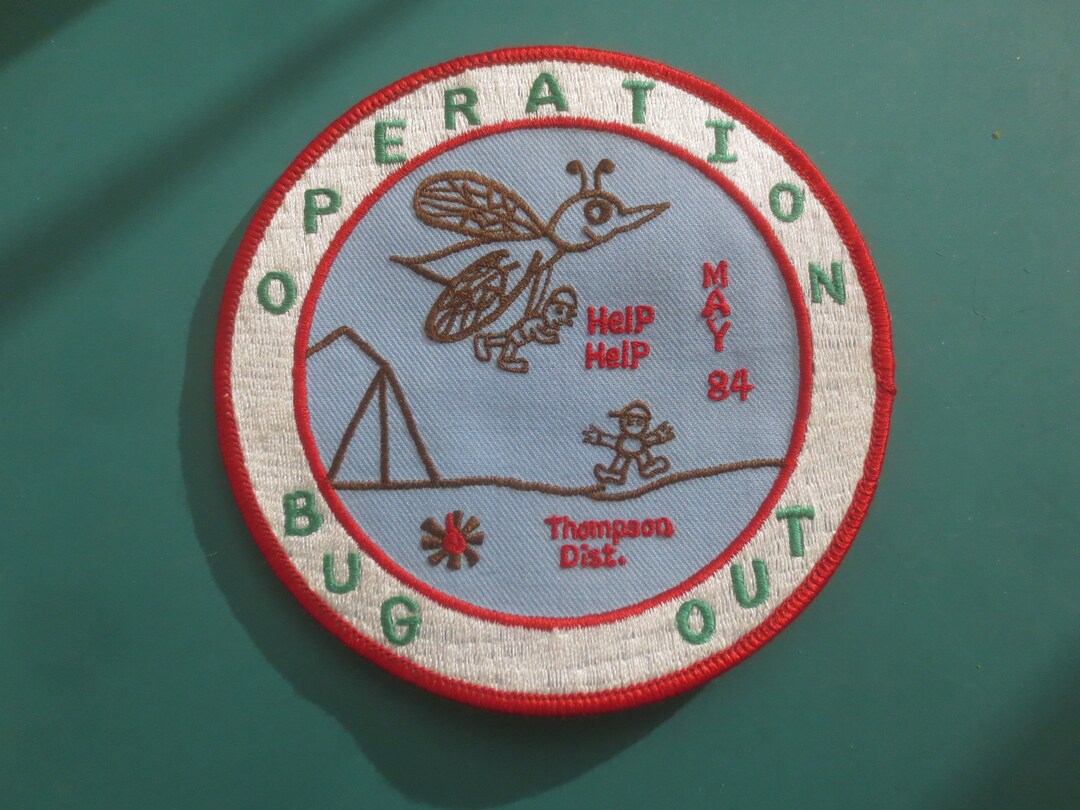 Rare Vintage Near Impossible to Find Large Embroidered Patch operation ...