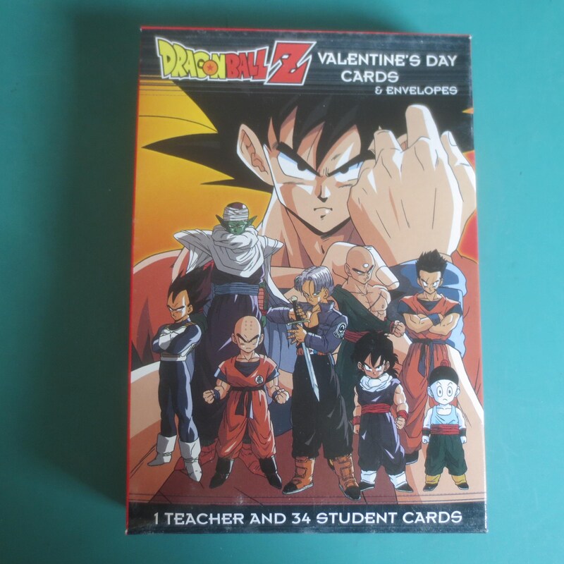 Dragon Ball Z Valentine Card - Etsy