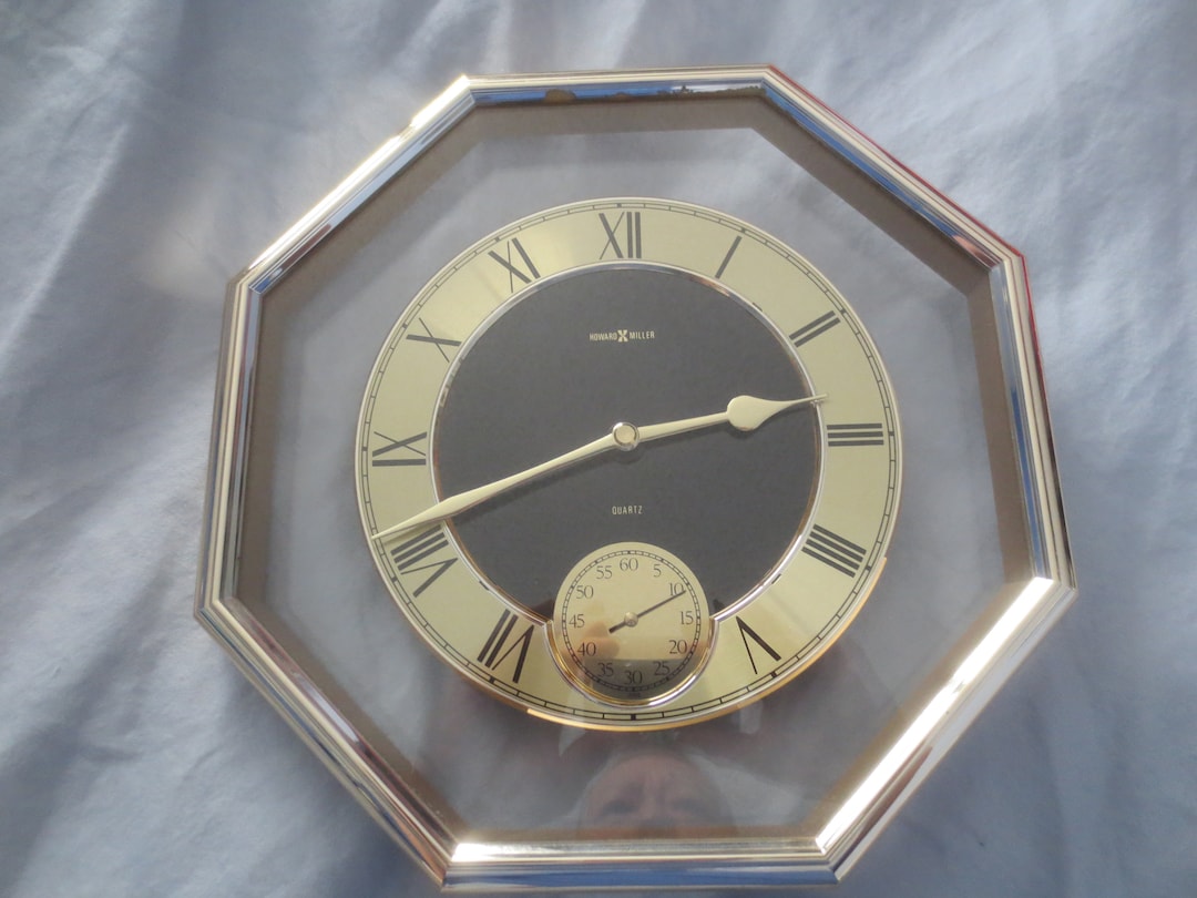 Vintage Mid Century Modern Contemporary Octagon Wall Quartz Howard ...