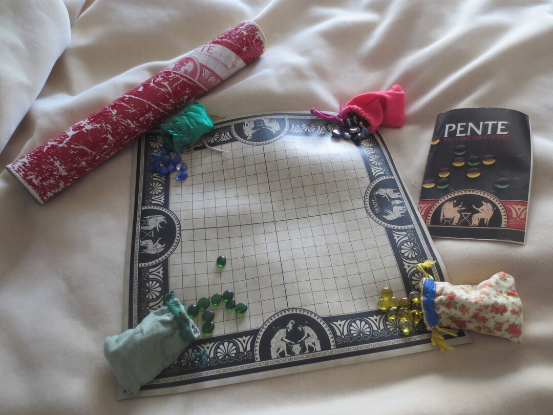 Vintage 1984 Pente Roll up Vinyl Mat Home and Travel Startegy Strategic ...