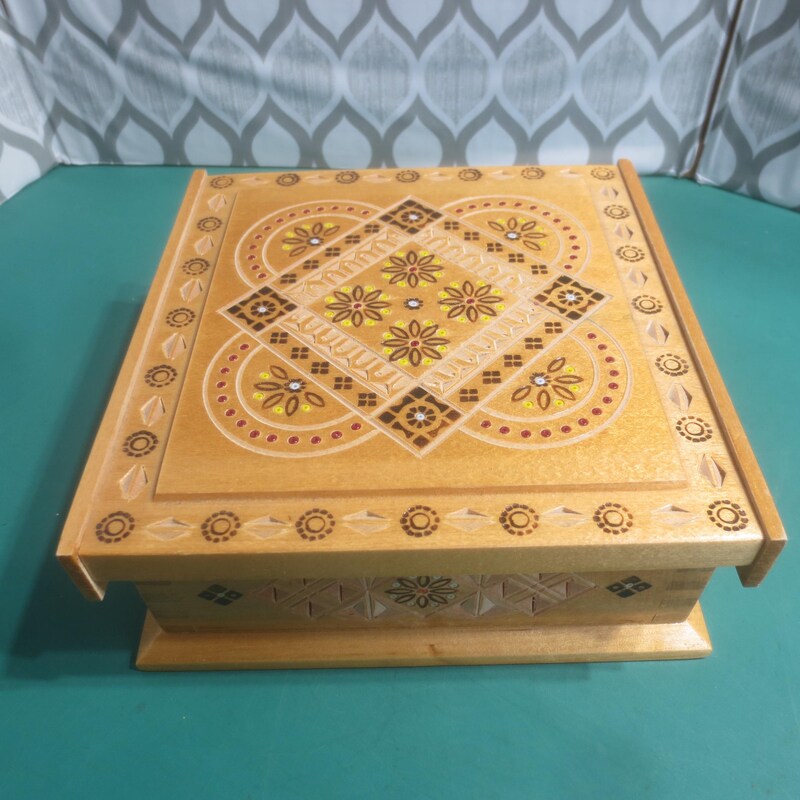 Carved Russian Box - Etsy