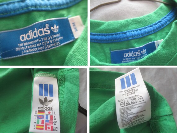Vintage Blue Label Iconic 3 Stripe Silk Screened Logo… - Gem