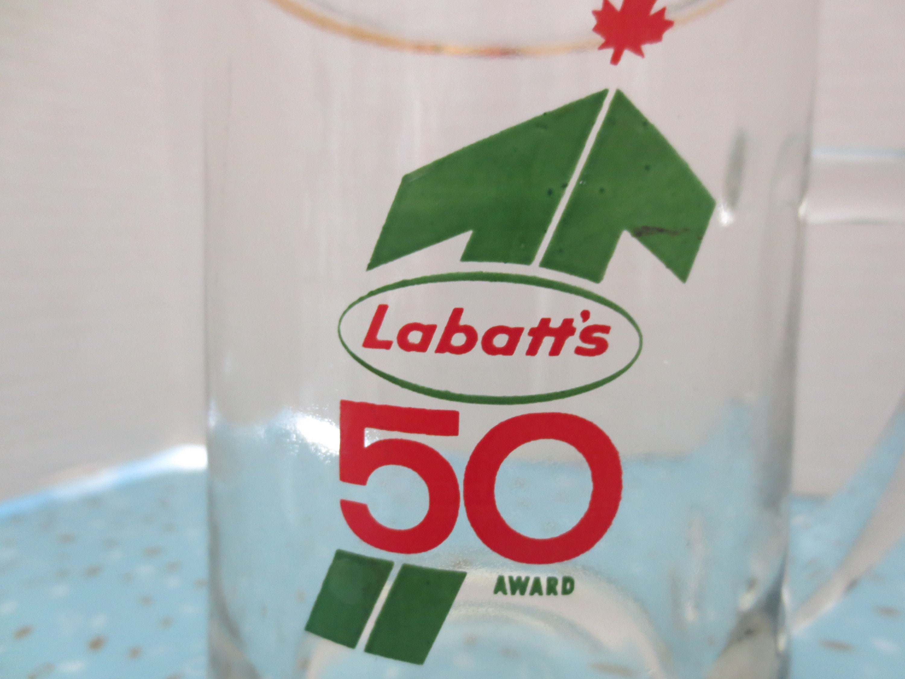 Vintage Labatt's 50 Canadian Lager Beer Clear Glass Beer | Etsy