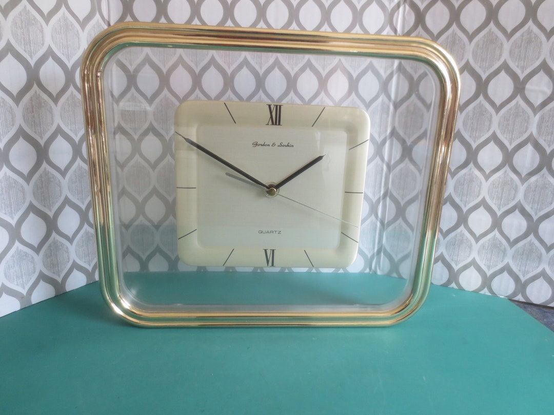 Vintage Mid Century Modern Retro Contemporary Gordon and Soskin Quartz ...