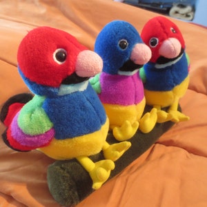 Very Rare Vintage 1990's Viewsonic Mascot Three Colorful Gouldian ...