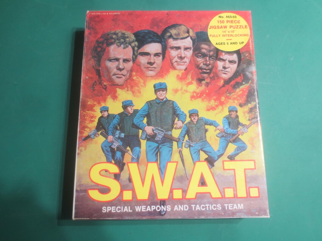 Vintage 1975 SWAT Puzzle From the Hot TV Show in the 70's From Spelling ...