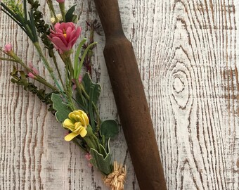 Antique Wood Dibble - Etsy