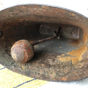Antique Cast Iron Cow Bell: Riveted Farmhouse Decor - Etsy