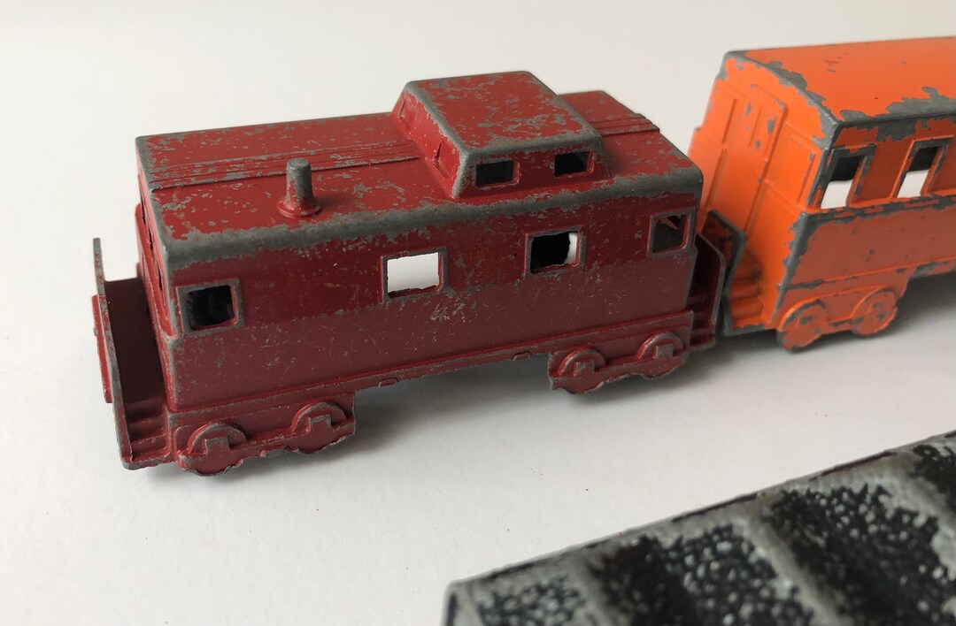 Vintage Midgetoy Die Cast Train Set / Rockford Illinois / - Etsy