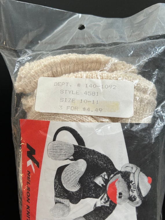 Vintage NOS Original Rockford Red Heel Socks / Sock M… - Gem