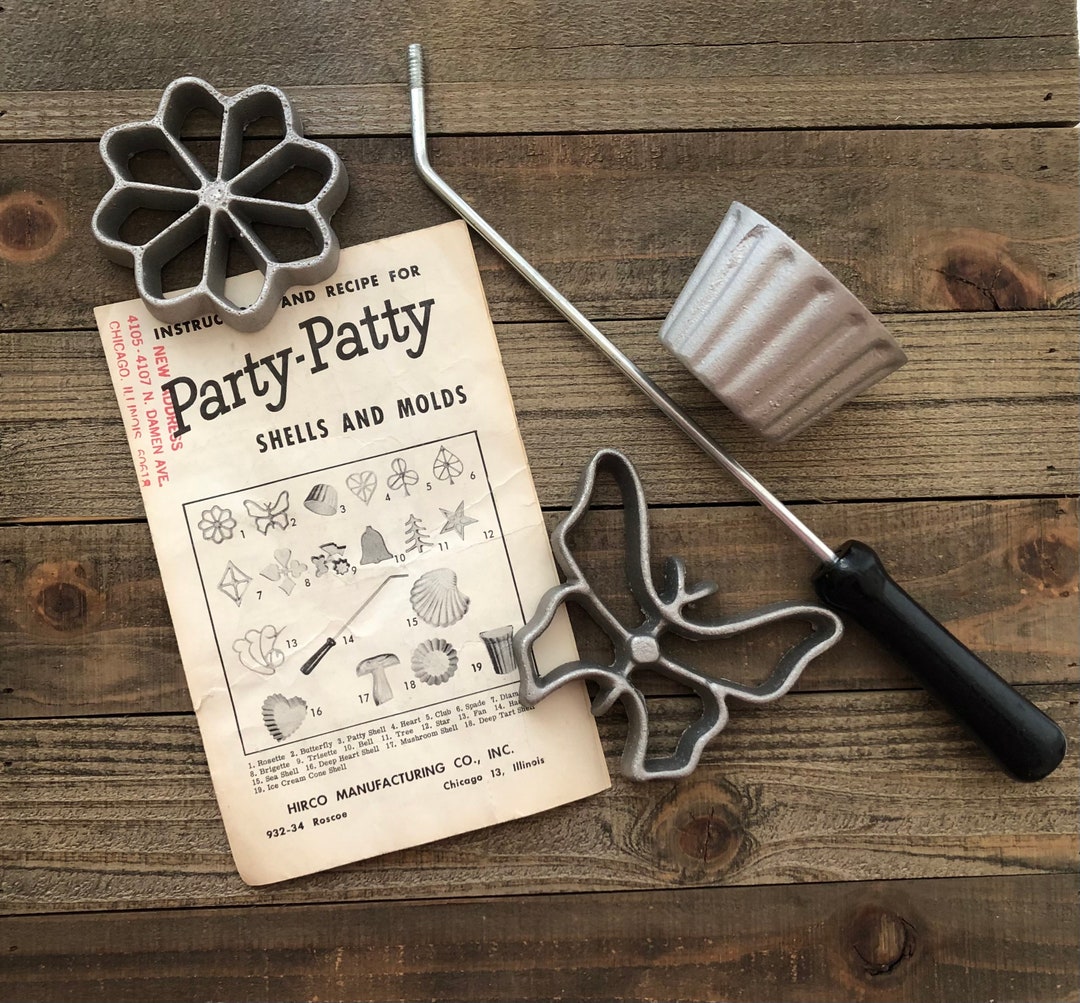 Vintage Hirco “party-patti” Rosette and Timbale Set / Scandinavian ...