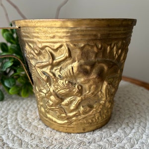 Vintage Grecian Wine Brass Cup / Made in Greece / Reproduction ...