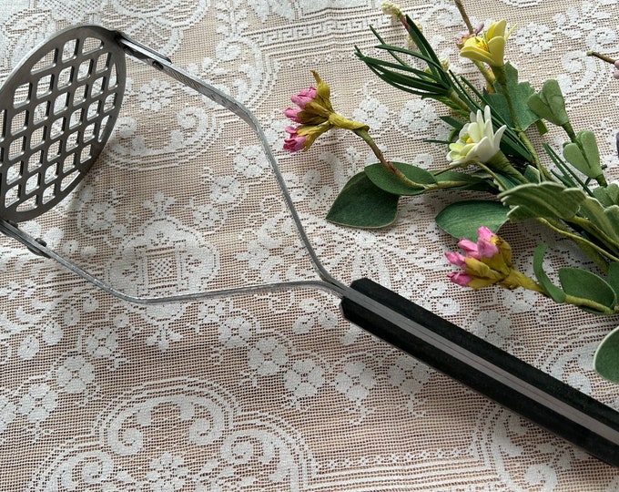 Vintage Flint Potato Masher / Vintage Ecko Cooking Utensil / Manual ...