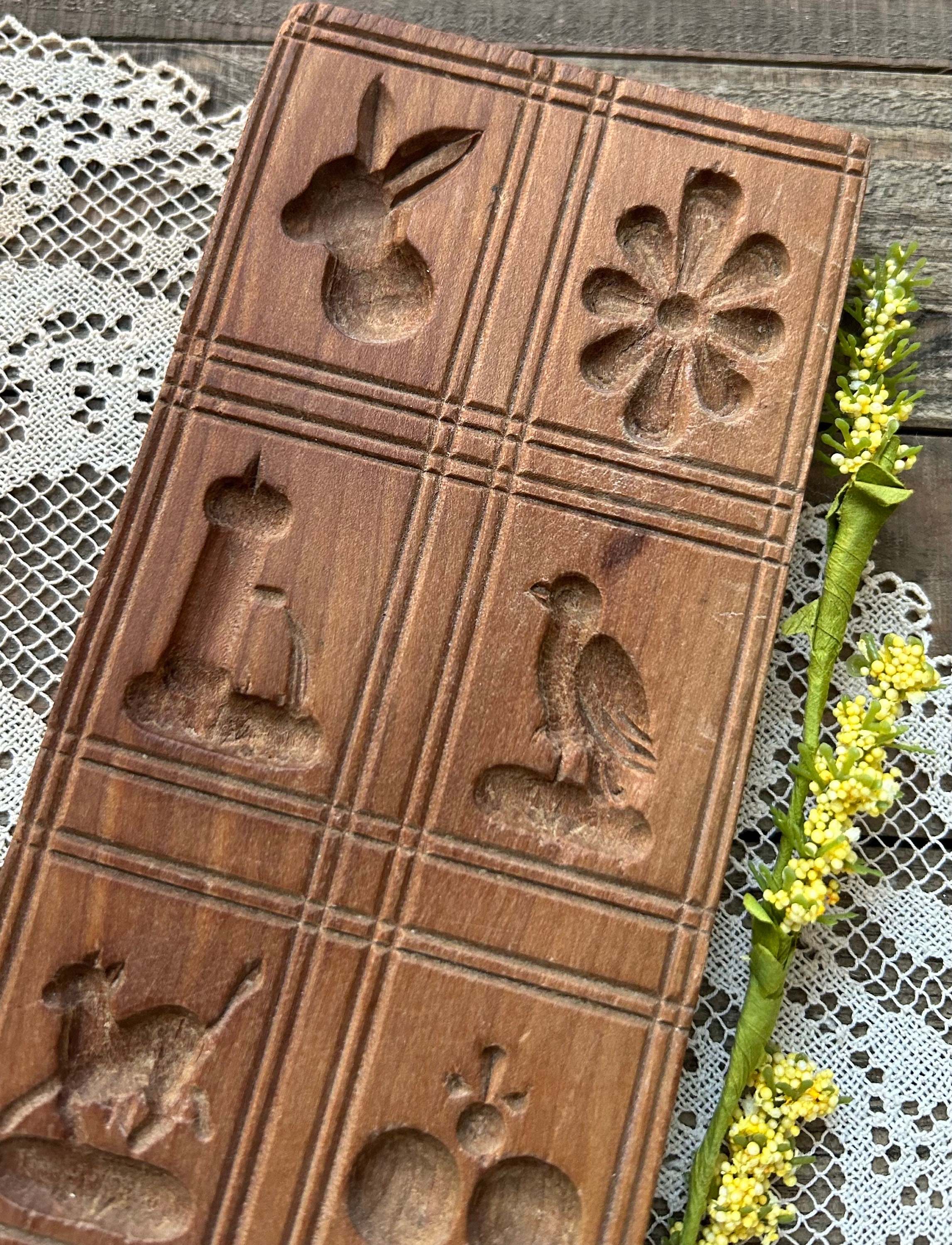 Antique German Springerle Cookie Press German Cookie Board Hand Carved Cookie Mold Etsy Ireland