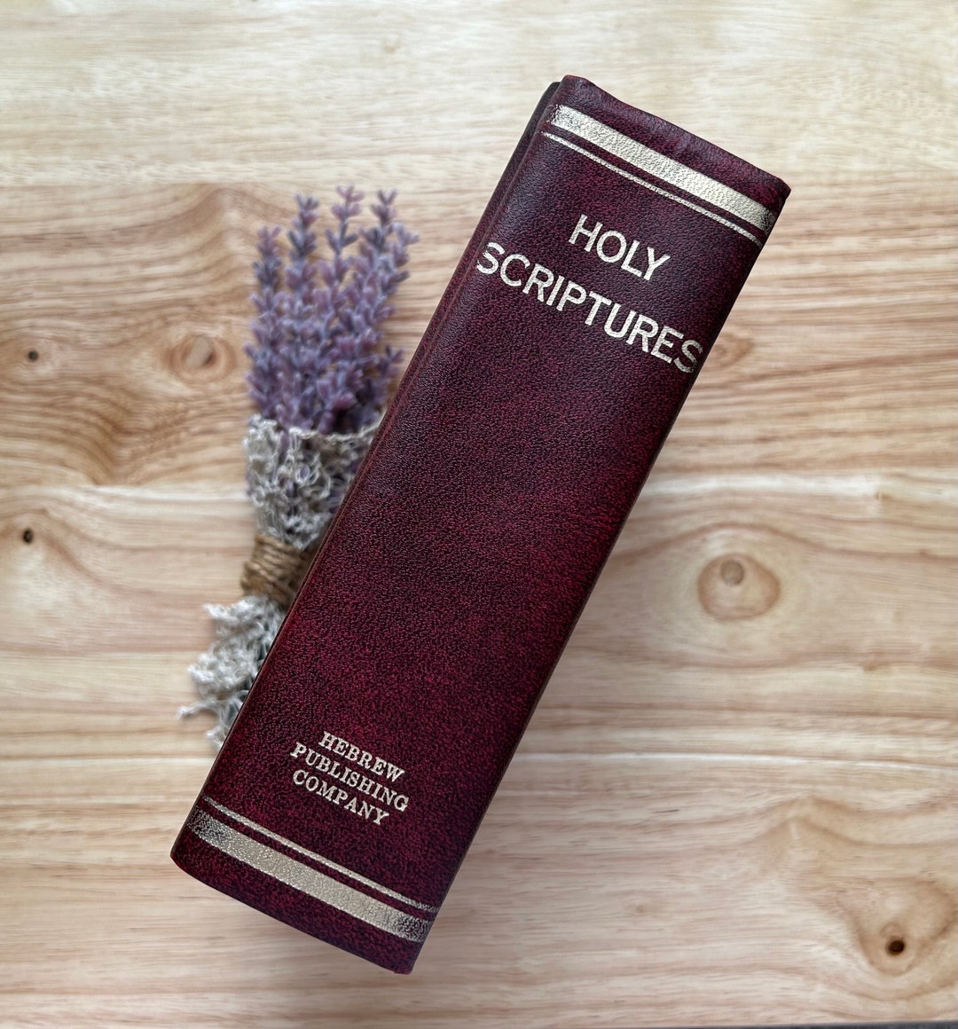 1973 Holy Scriptures / Vintage Jewish Hardcover Tanakh / English ...