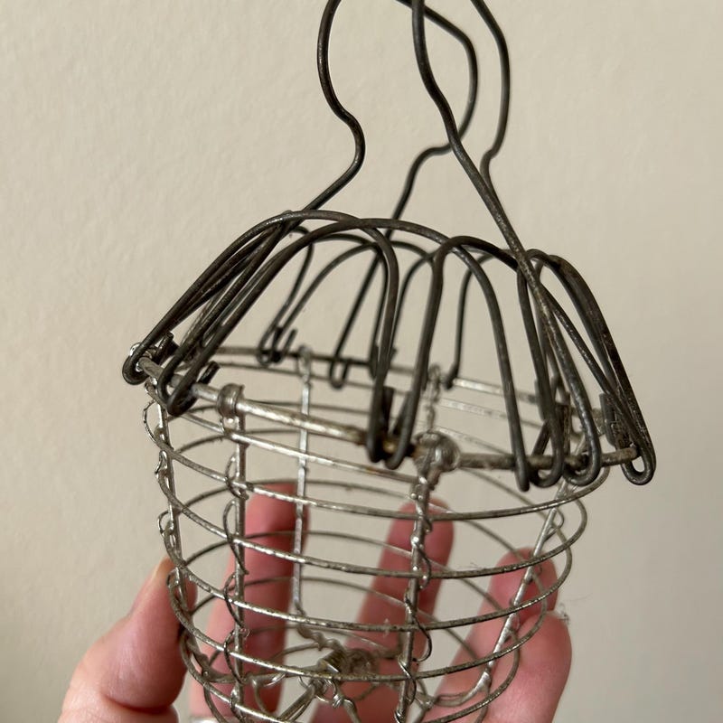 Wire Egg Basket - Etsy