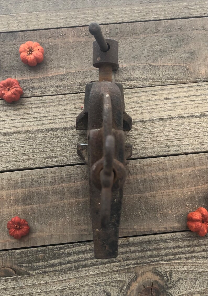 Antique Small Cast Iron Table Clamp Vise / Garage Detash / - Etsy