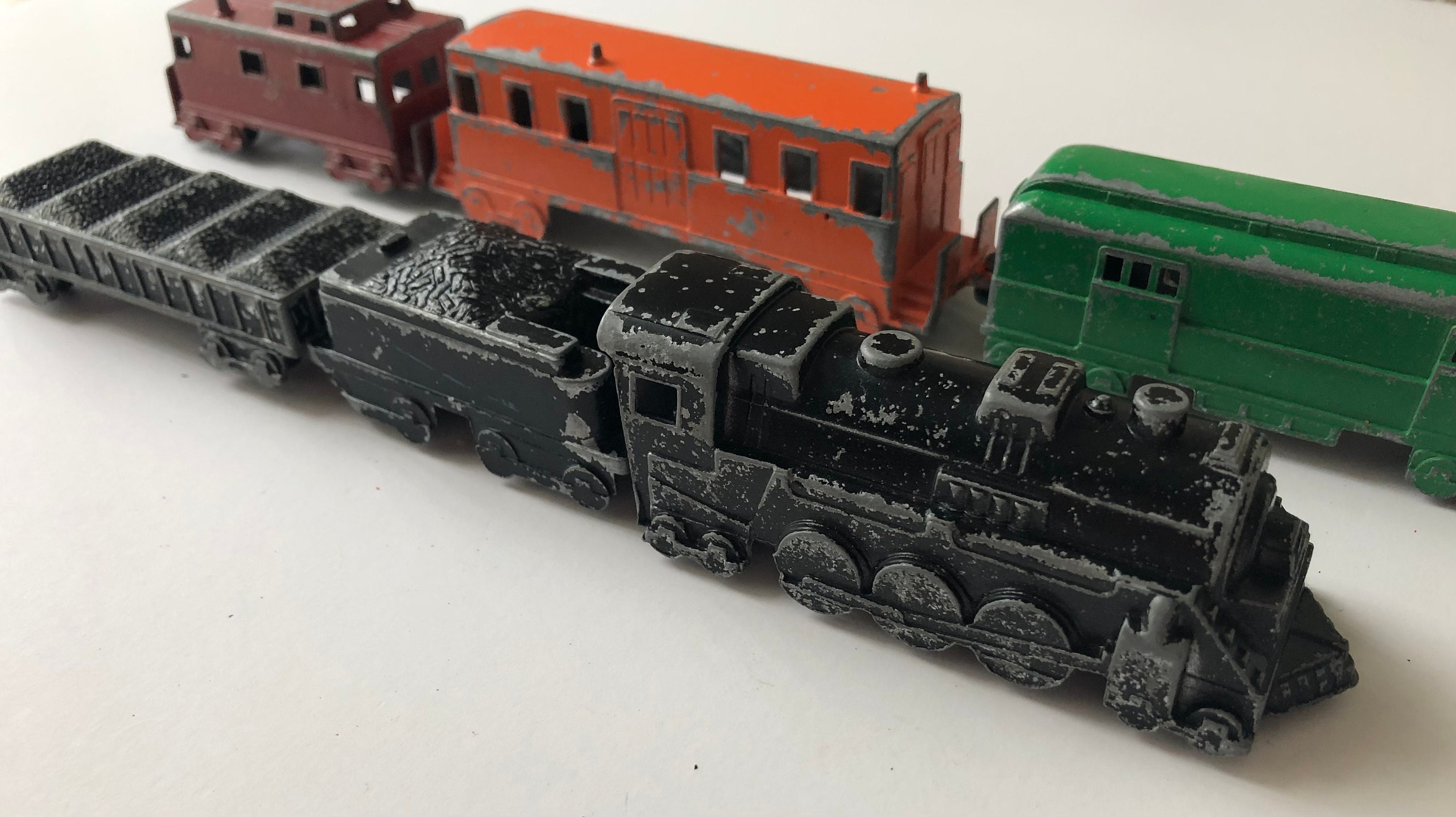 Vintage Midgetoy Die Cast Train Set / Rockford Illinois / - Etsy