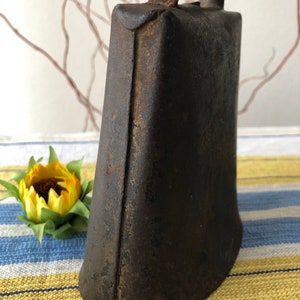 Antique Cast Iron Cow Bell: Riveted Farmhouse Decor - Etsy