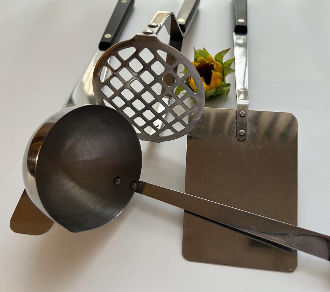 Vintage Flint Arrowhead Utensil Set / Vintage Ecko Cooking Utensil ...