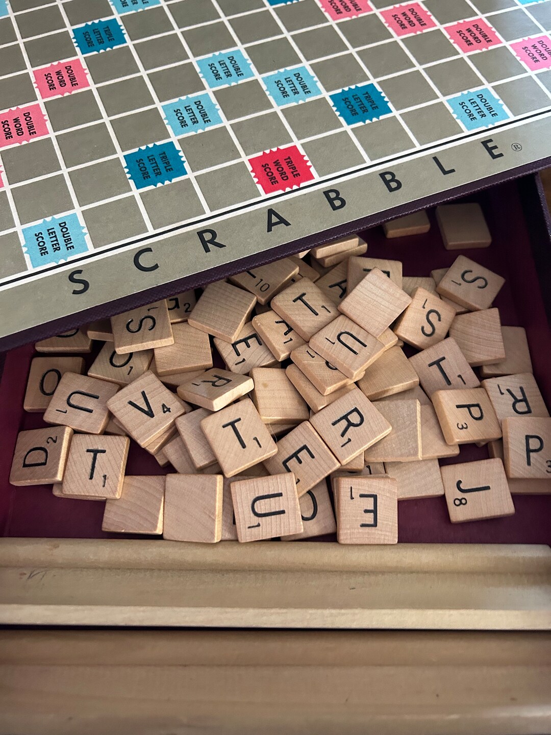 1953 Vintage Scrabble Game Set / Complete Scrabble Tiles - Etsy