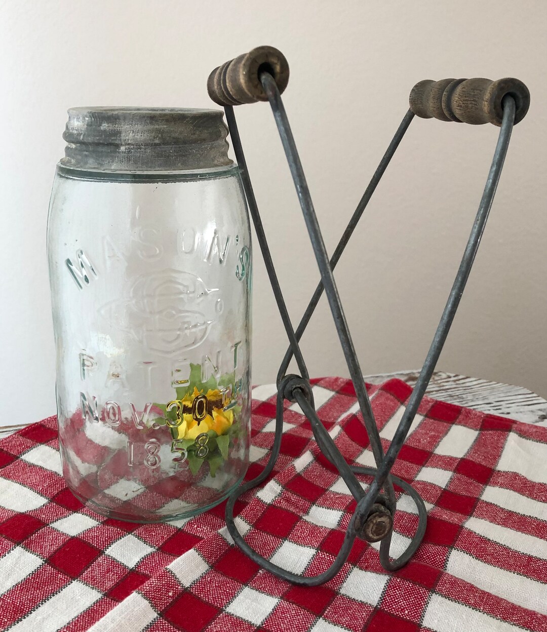 Vintage Canning Jar Lifter / Vintage Canning Supply / Food Preserving ...