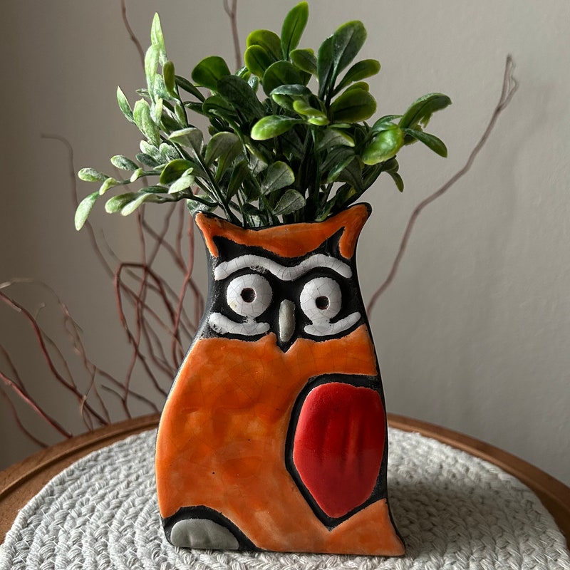 Owl Vase - Etsy