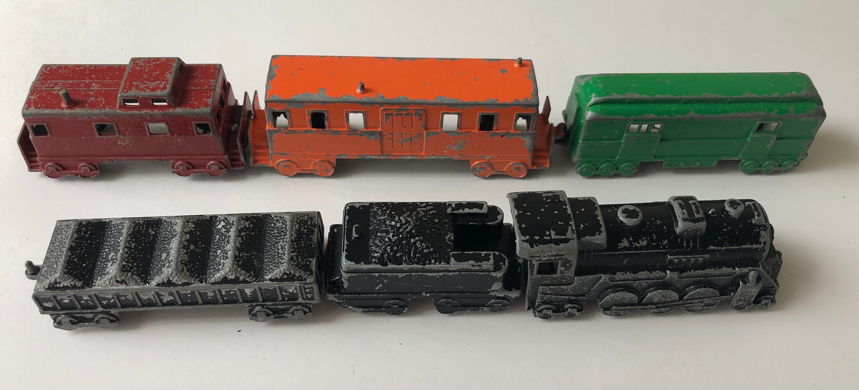 Vintage Midgetoy Die Cast Train Set / Rockford Illinois / - Etsy