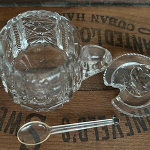 Vintage Crystal Salt Dish With Lid / Victorian Covered Salt Cellar - Etsy