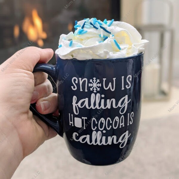 Hot Chocolate Mug - Etsy