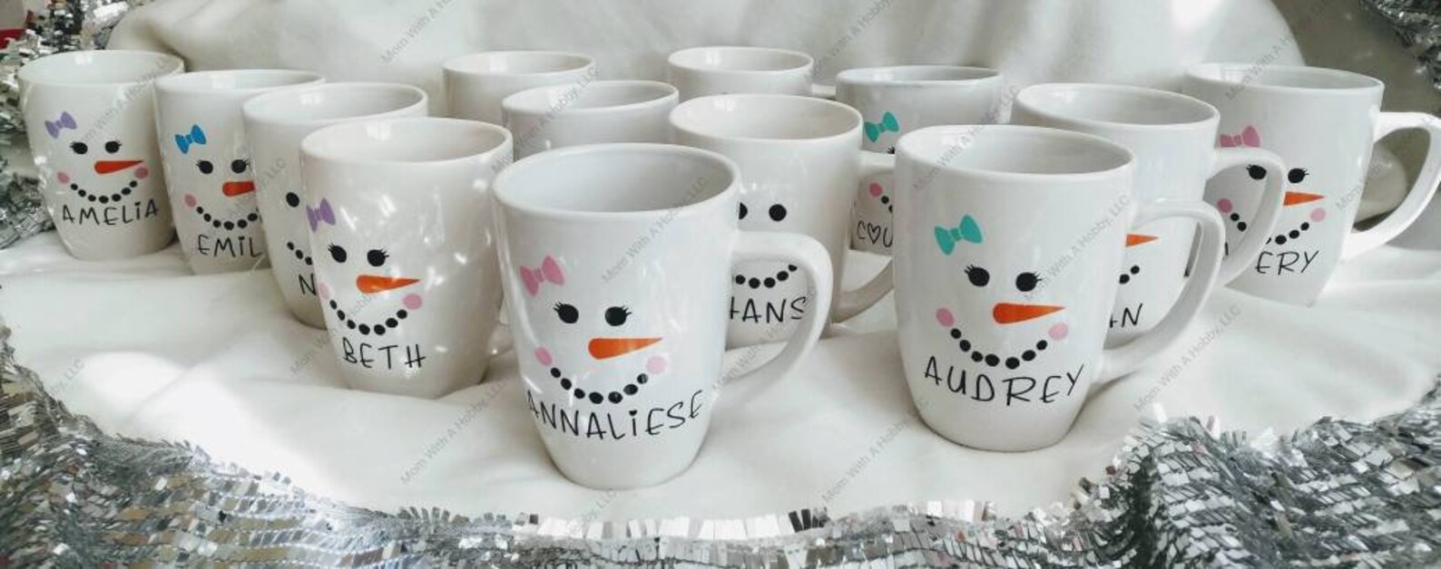 Snowman Mug Hot Chocolate Mug Christmas Mug Personalized | Etsy