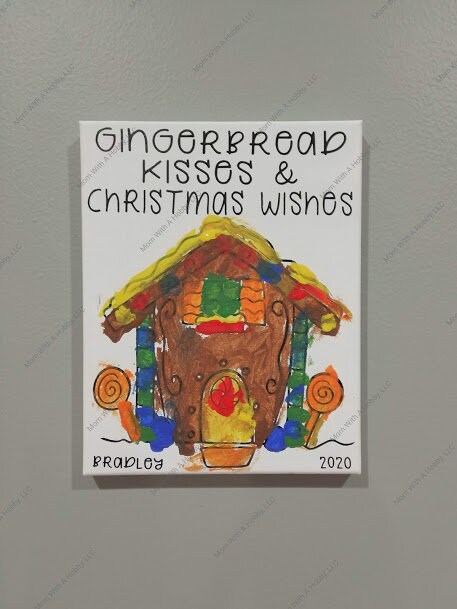 Gingerbread Kisses & Christmas Wishes DIY Kit for Kids Paint - Etsy