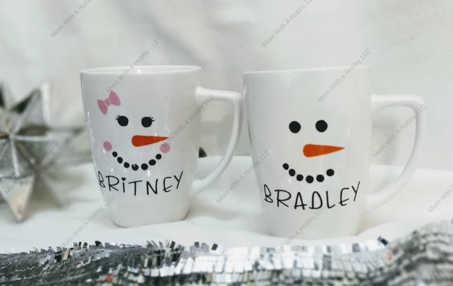 Snowman Mug Hot Chocolate Mug Christmas Mug Personalized | Etsy