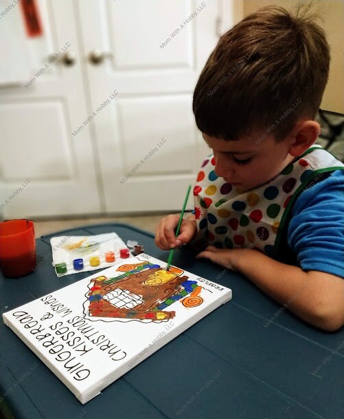 Gingerbread Kisses & Christmas Wishes DIY Kit for Kids Paint - Etsy