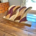 Teak Surfboard Fin Display Stand for 4 Fins- Desktop - Etsy