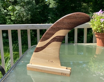 Wood Surfboard Fin- "chess” - Etsy