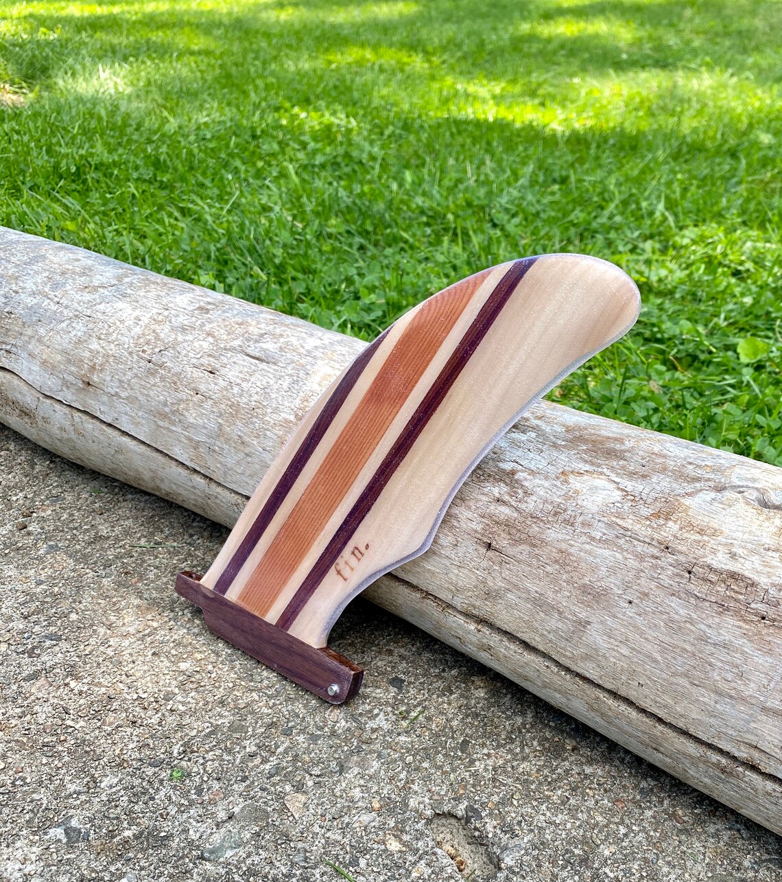 Wood Surfboard Fin luna | Etsy