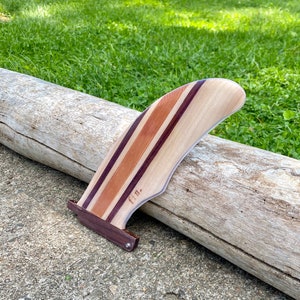 Wood Surfboard Fin - "luna" - Etsy