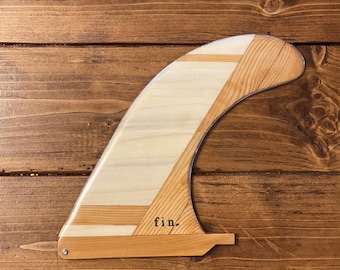 Wood Surfboard Fin luna | Etsy