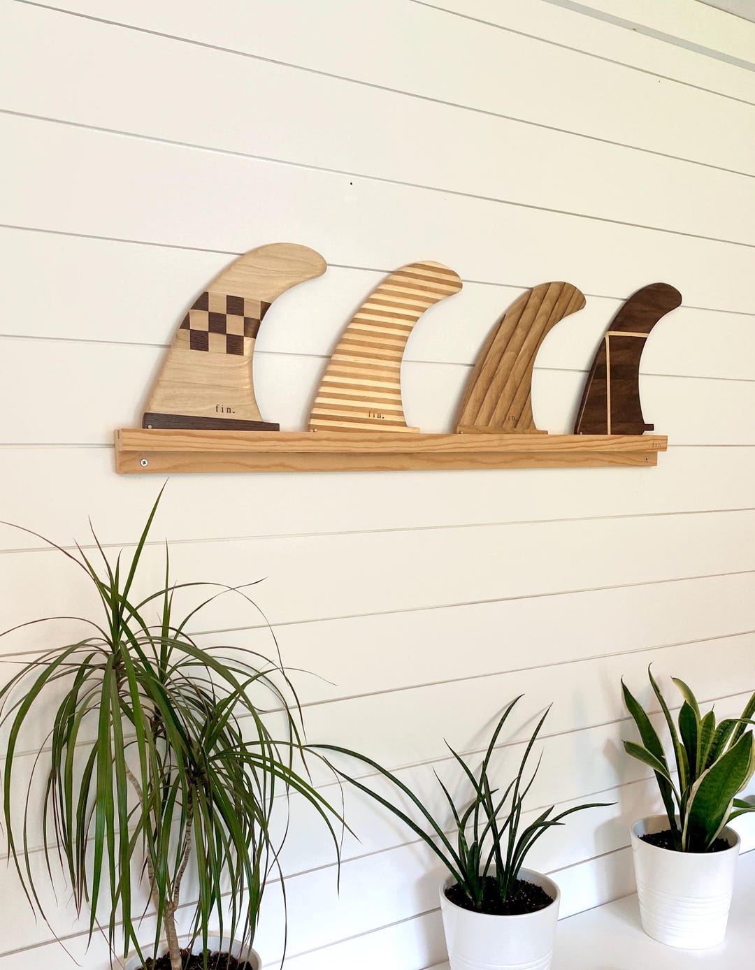 Surfboard Fin Display Rack - 4 Fin Wall Mount - Etsy