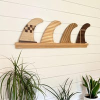 Surfboard Fin Display Rack for One Fin-wall Mount Version - Etsy