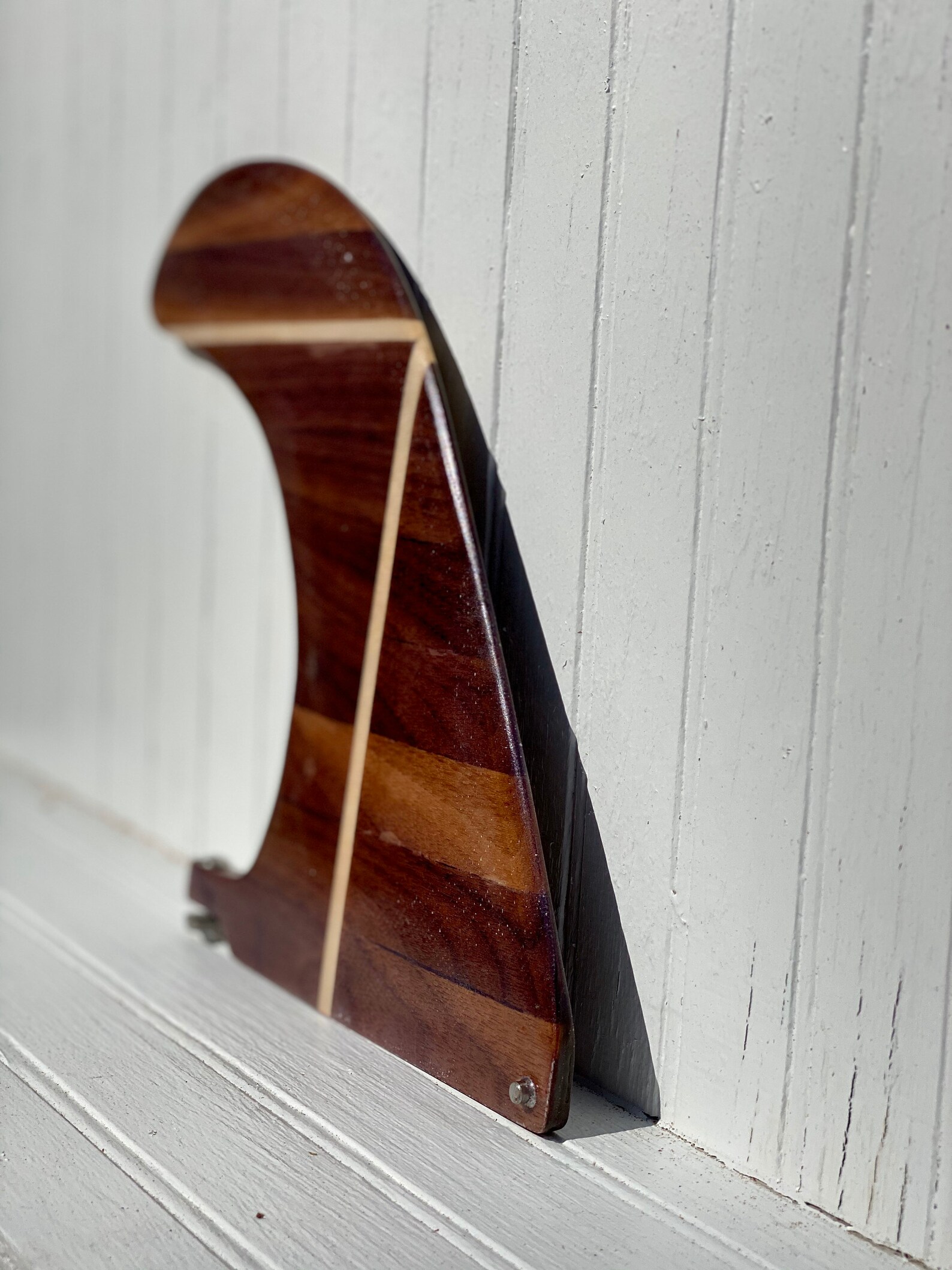 Wood Surfboard Fin cocoa | Etsy