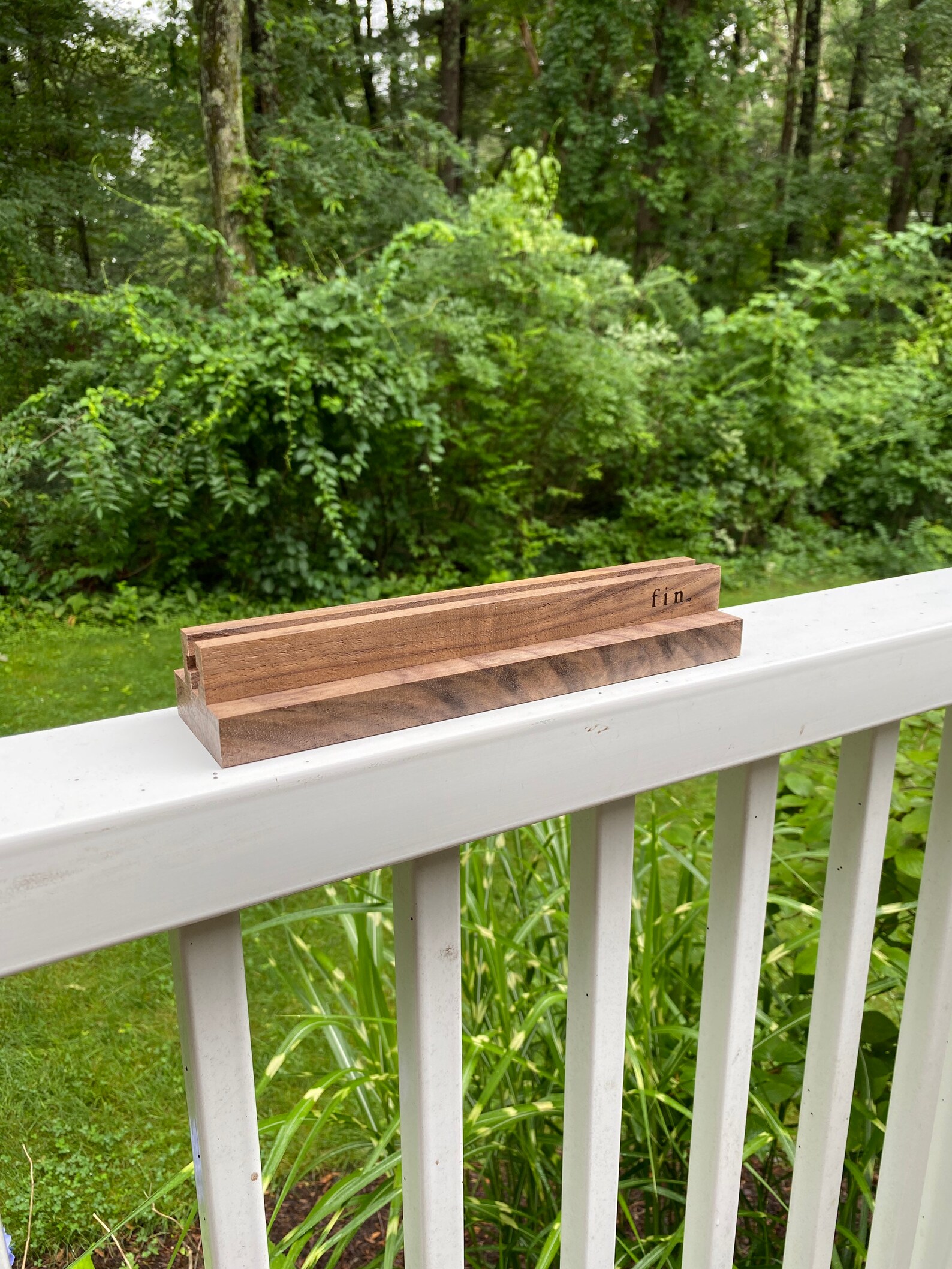 Premium Surfboard Fin Display Stand Walnut With Wide Base | Etsy