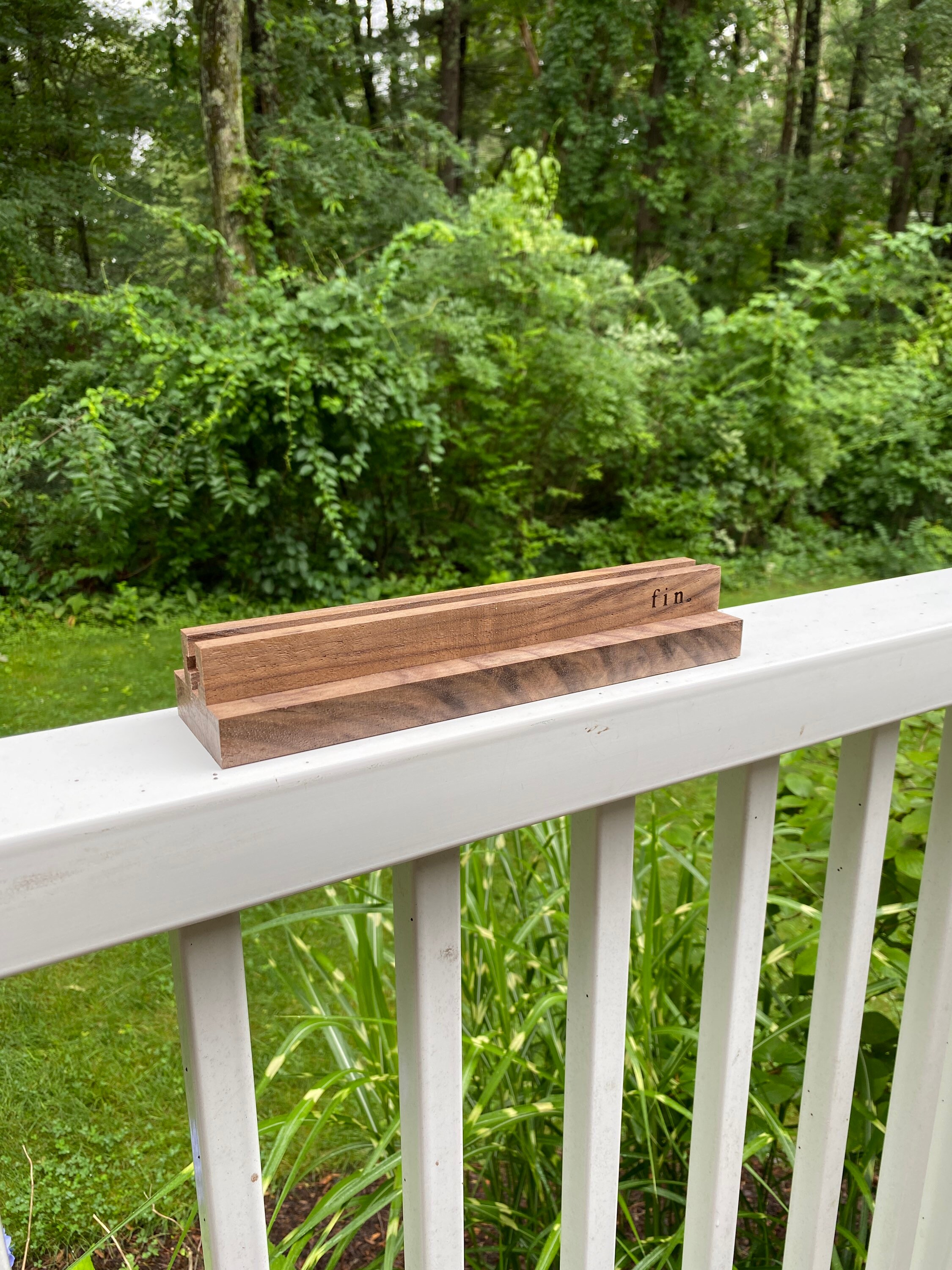 Premium Surfboard Fin Display Stand Walnut With Wide Base | Etsy