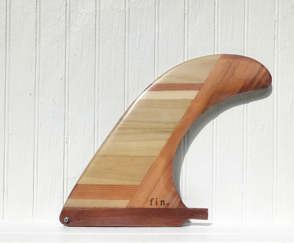 Wood Surfboard Fin hipster - Etsy