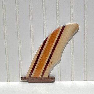 Wood Surfboard Fin - "luna" - Etsy
