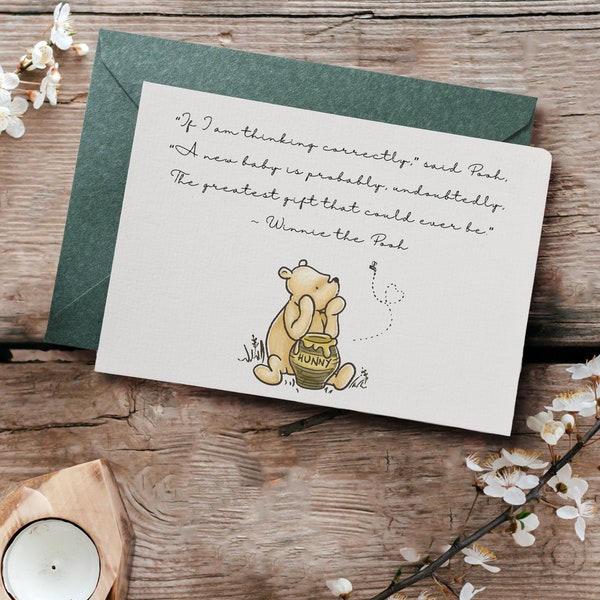 Pregnancy Congratulations Winnie the Pooh - Etsy