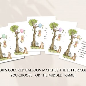 Classic Winnie the Pooh Nursery Art Set of 3 Pooh Name Sign Pooh ...